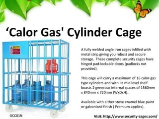 High security cage | PPTX