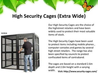 High security cage | PPTX | Home Security | Home & Garden