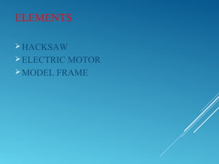 High speed 4 way haksaw machine ppt | PPT