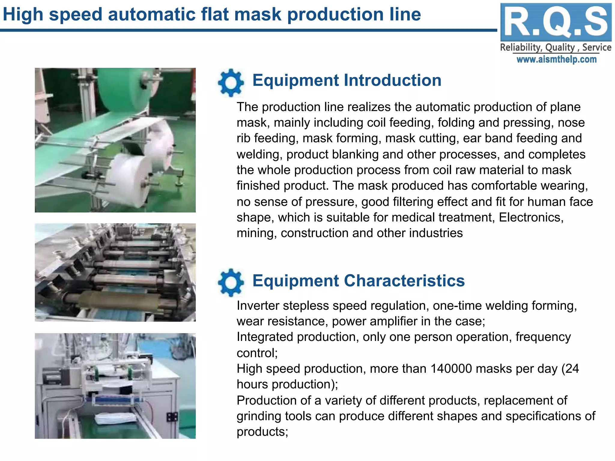 High Speed Auto Flat Mask Production Line-RQS.pdf