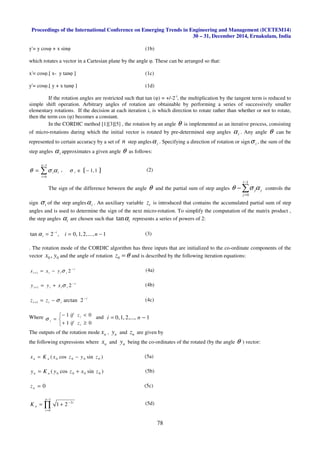 High speed cordic design for fixed angle of rotation | PDF