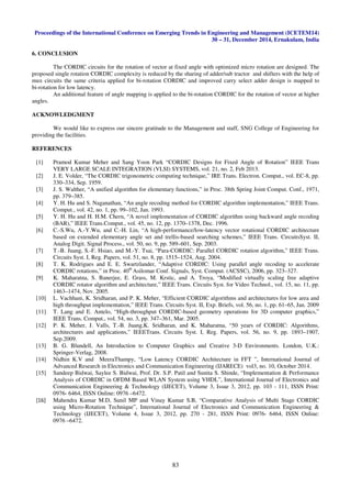 High speed cordic design for fixed angle of rotation | PDF