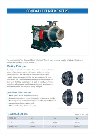 Buy High Speed Deflaker For Your Paper Mill Machinery at Best Price | PDF