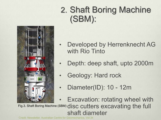 High speed mechanised shaft sinking | PPTX