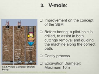 High speed mechanised shaft sinking | PPTX
