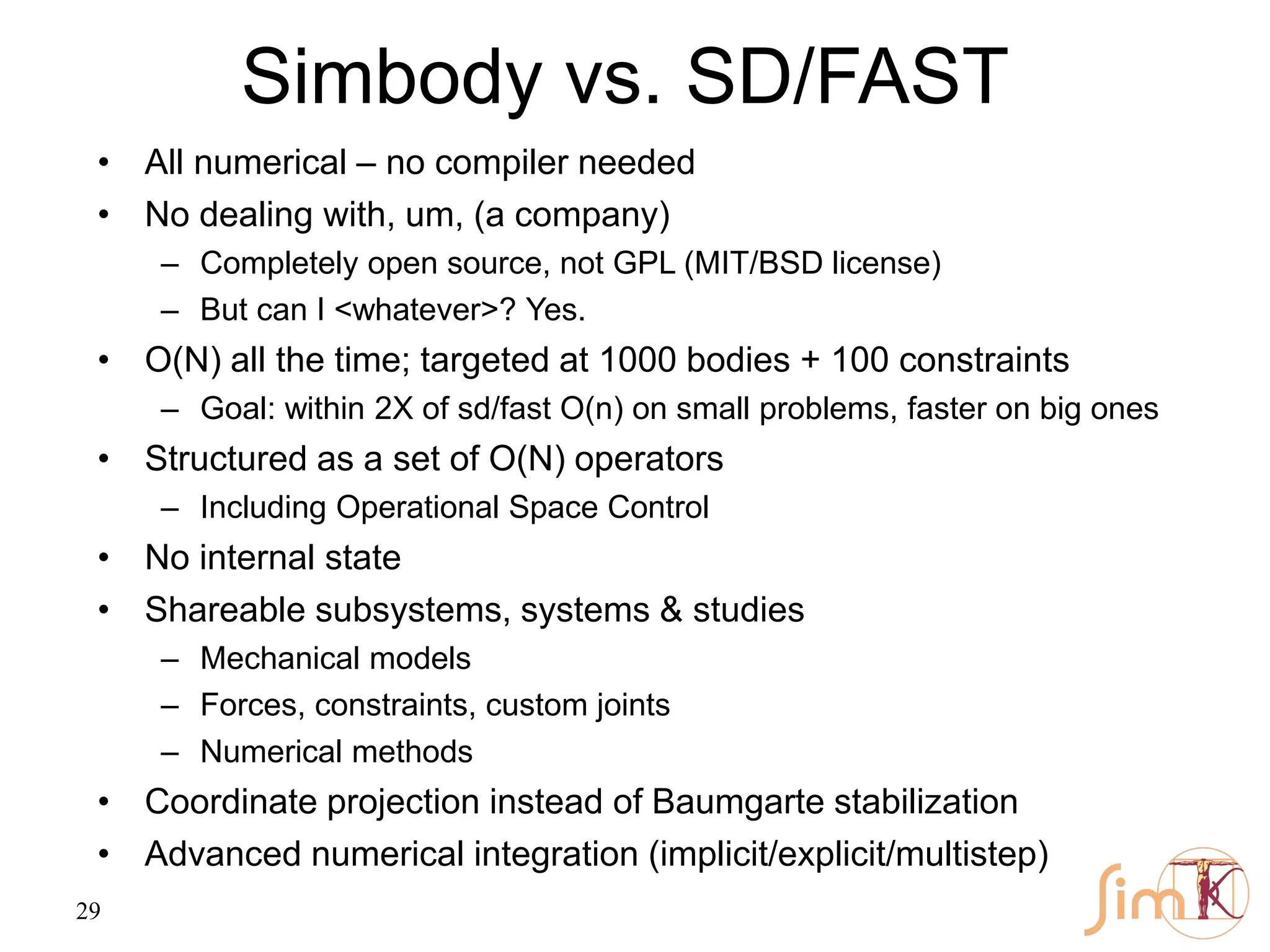 High speed multibody dynamics _ sherman_Simbody _ 2006.ppt
