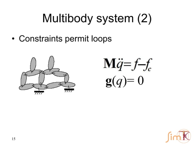 High speed multibody dynamics _ sherman_Simbody _ 2006.ppt