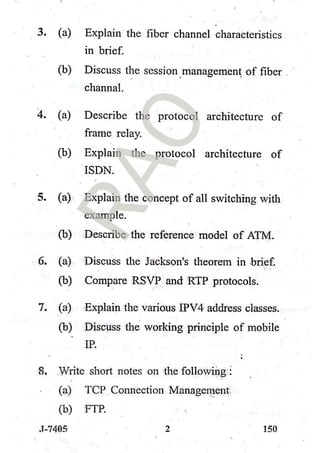 High speed networks (HSN) | PDF