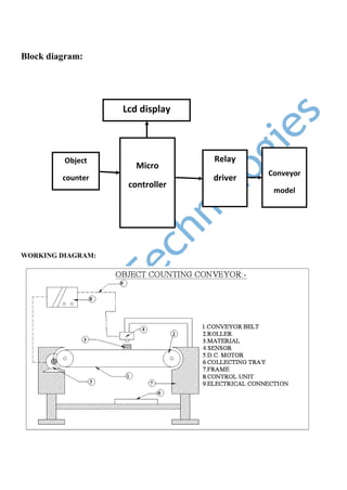 High speed object counting conveyor | DOCX | Technology & Computing