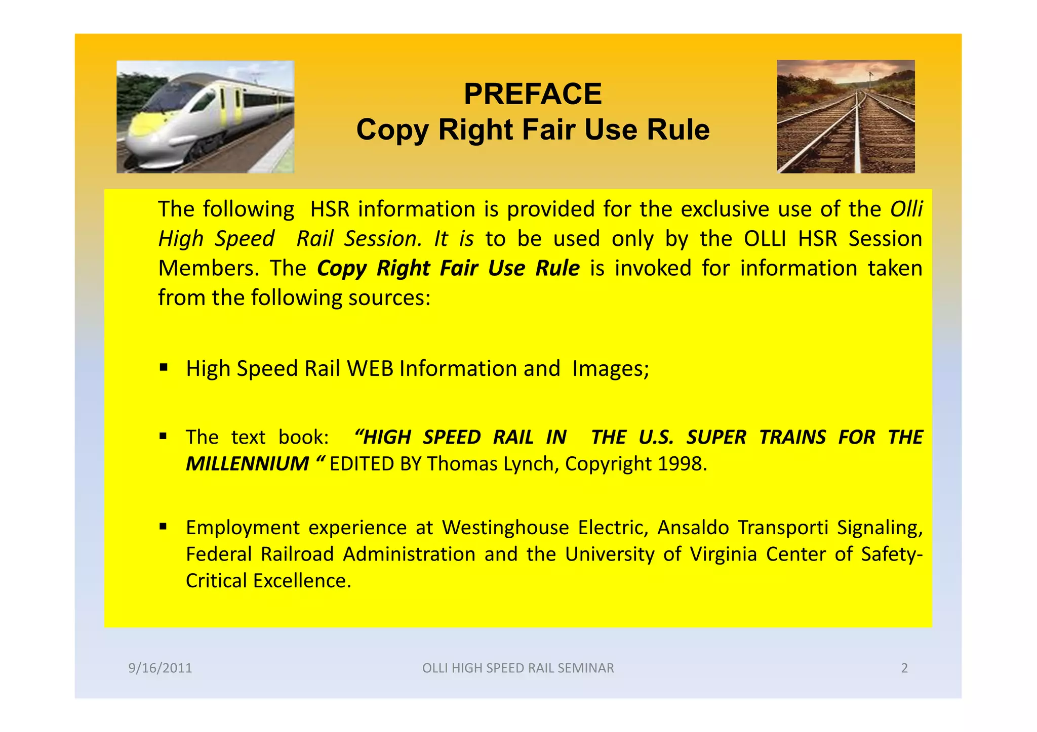 High speed rail 01 | PPT