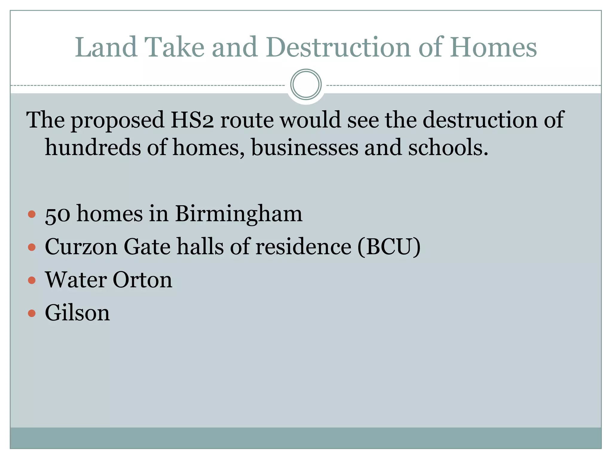 High speed rail – hs2 presentation | PPTX