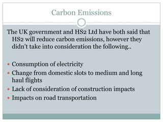 High speed rail – hs2 presentation | PPTX