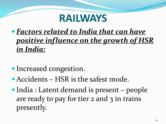 High speed railway development by indra(NIT Dgp) | PPTX