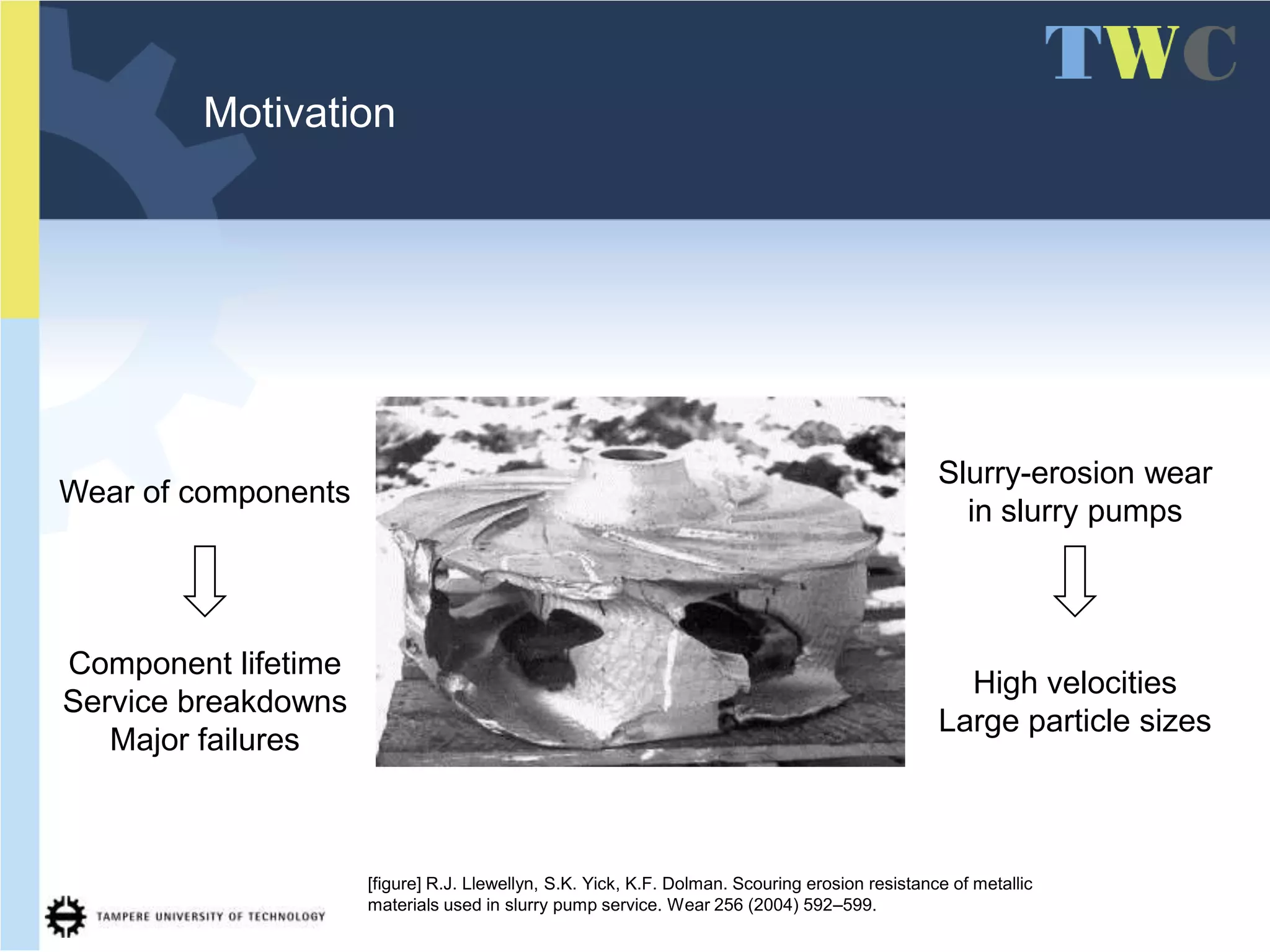High speed slurry-pot type erosion wear tester | PPTX