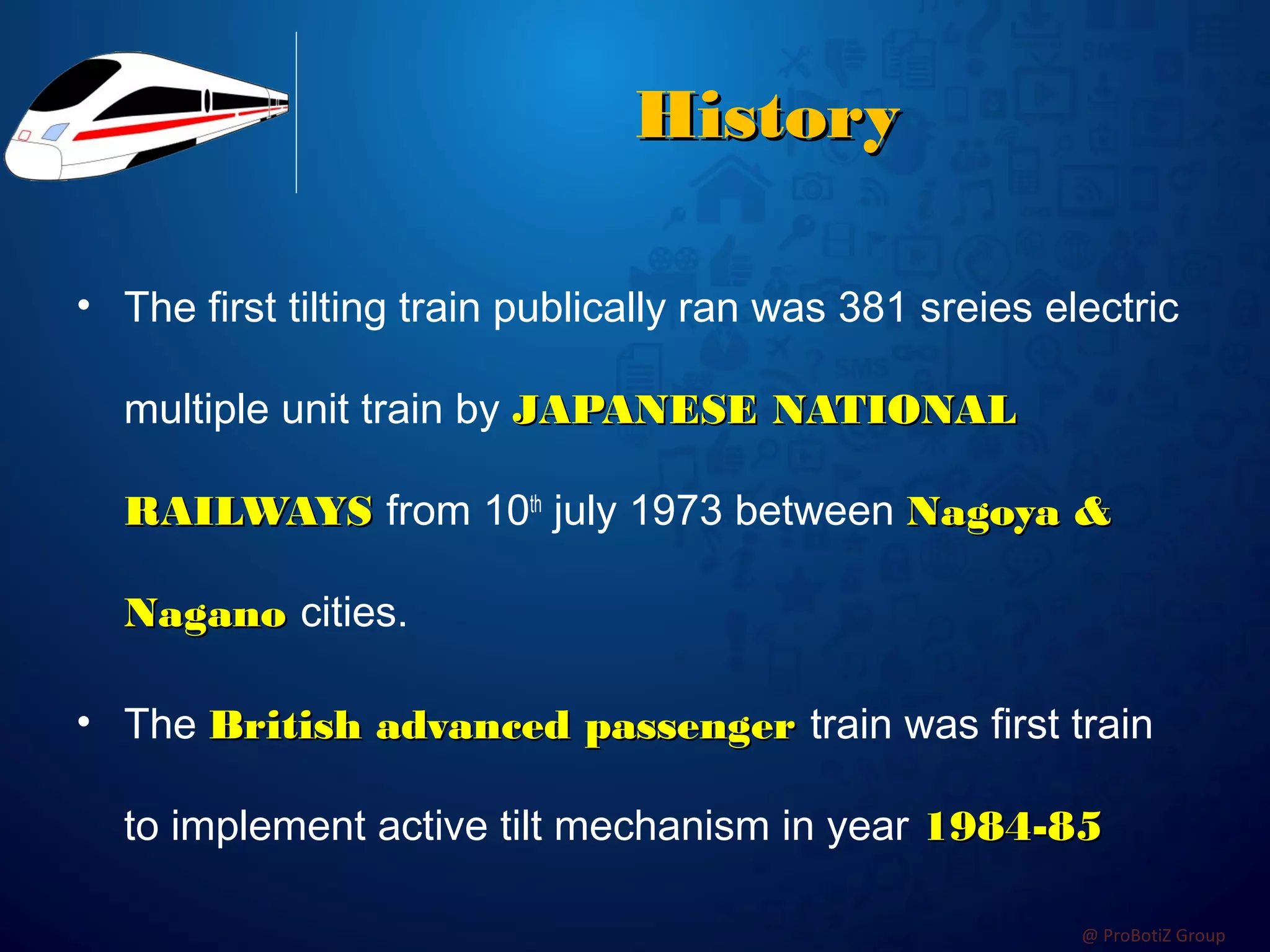 High Speed Tilting Trains | PPT