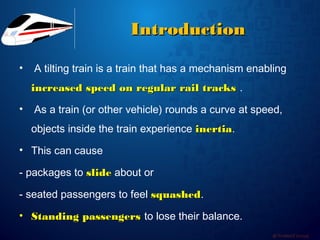 High Speed Tilting Trains | PPT