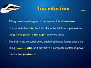 High Speed Tilting Trains | PPT