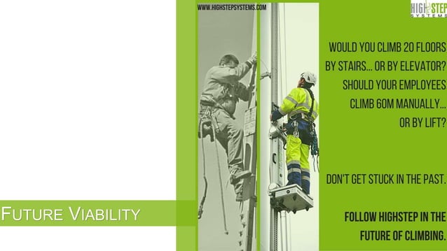 Benefits of the HighStep climbing system | PPT