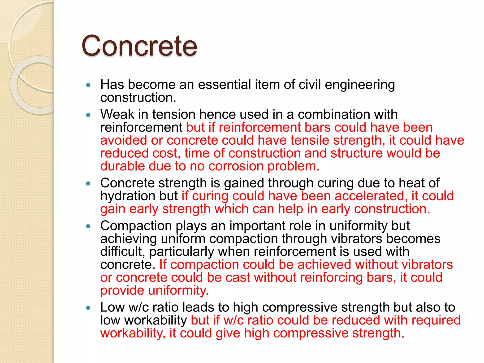 High strength concrete | PPTX