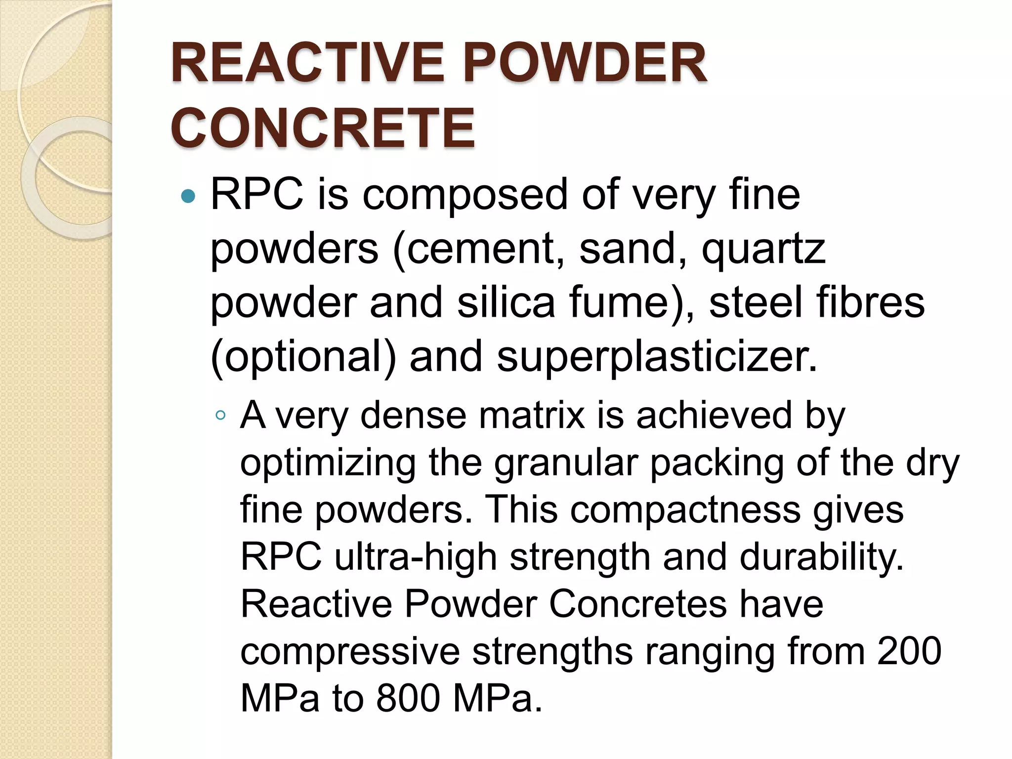 High strength concrete | PPTX