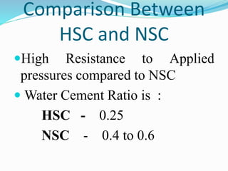 High strength concrete | PPTX