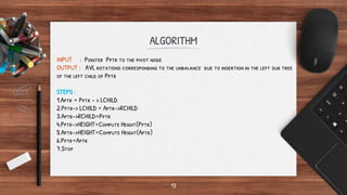 Height balanced Tree | PPTX