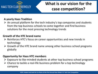 Hubert Lin and Amit Adalti Co-Chair Platform | PPT