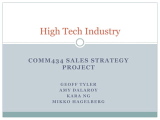High tech sales | PPTX | Small and Medium-sized Business | Business