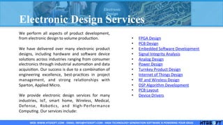 Electronics design - Hardware designs | PPT