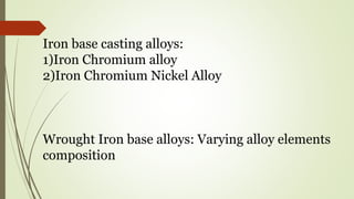 High temperature materials | PPTX