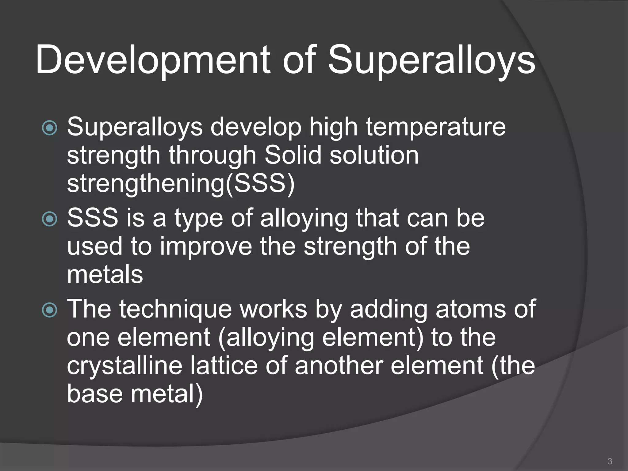 High temperature materials & super alloys ppt | PPTX
