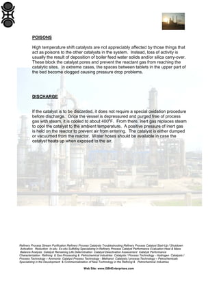 High Temperature Shift Catalyst Reduction Procedure | PDF