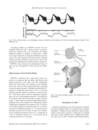 Hight frequency assisted airway clearence | PDF