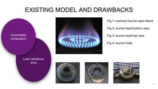 High thermal efficiency gas burner | PPTX