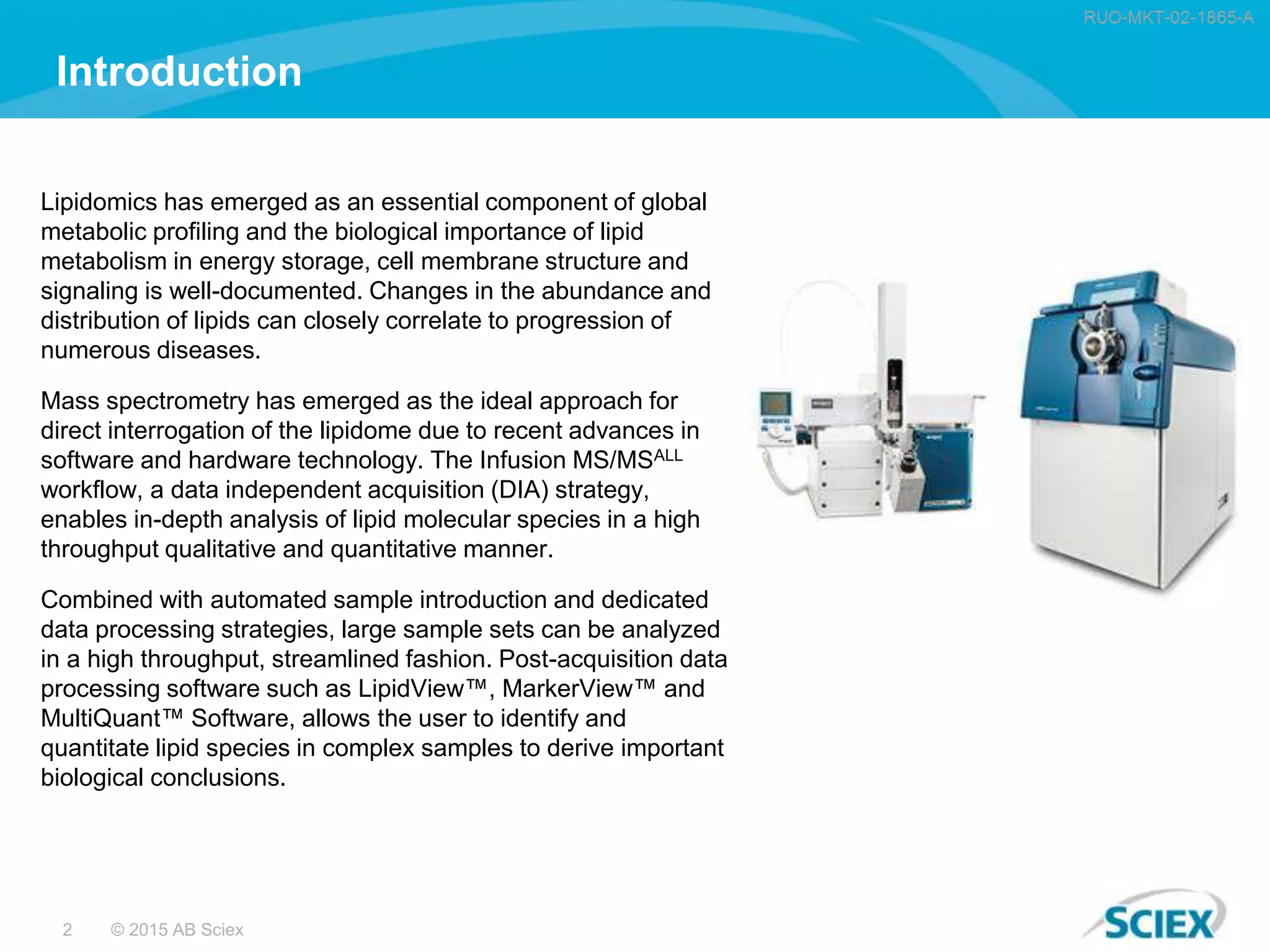 High throughput, data independent acquisition for qualitative and ...