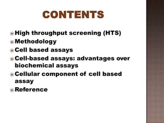 highthroughputscreening-140313095833-phpapp01.pptx | Biological ...
