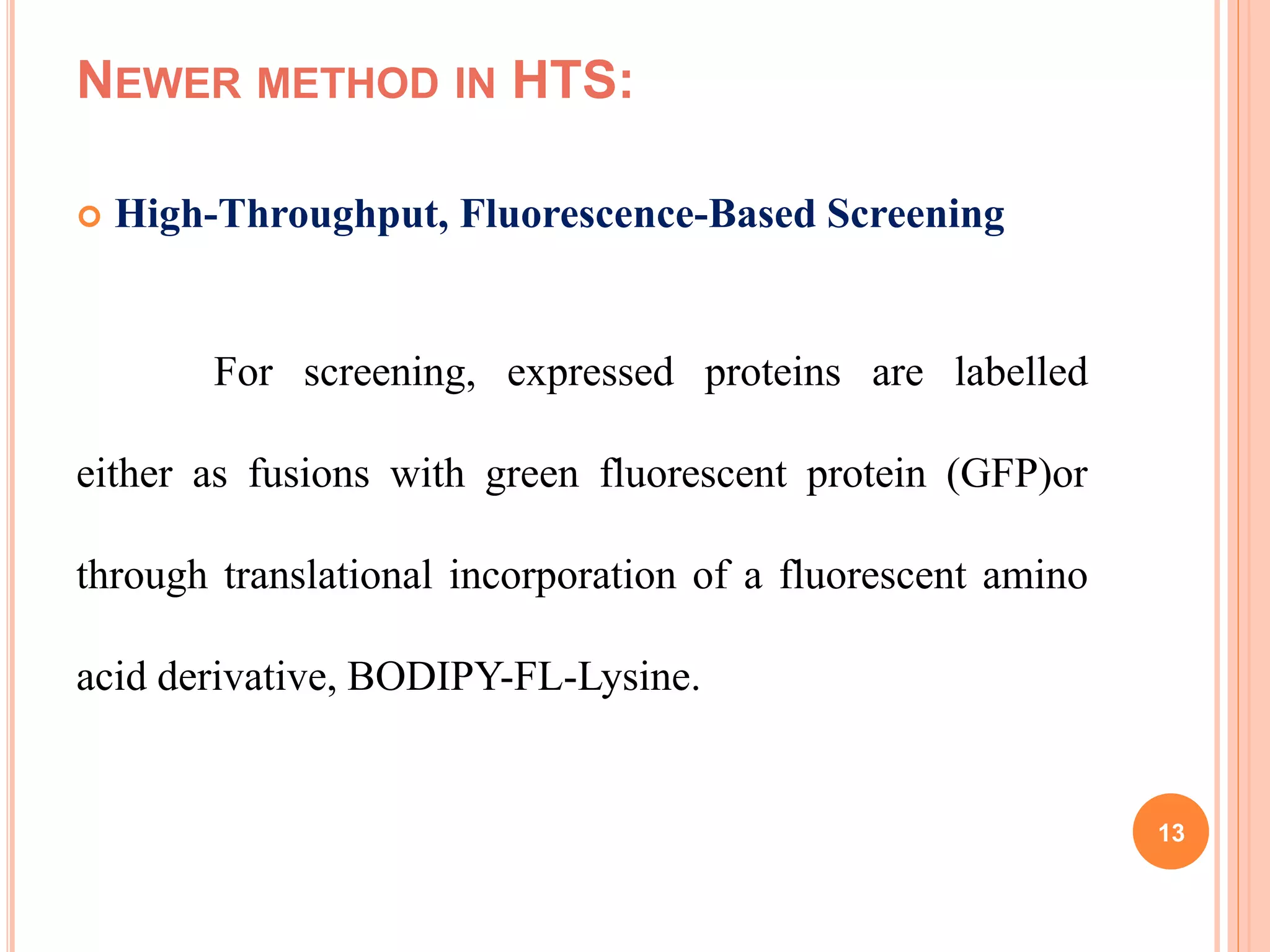 High throughput screening (hts) copy | PPTX