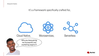 High Throughput Web App with Quarkus | PPTX
