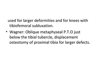 High tibial osteotomy | PPT
