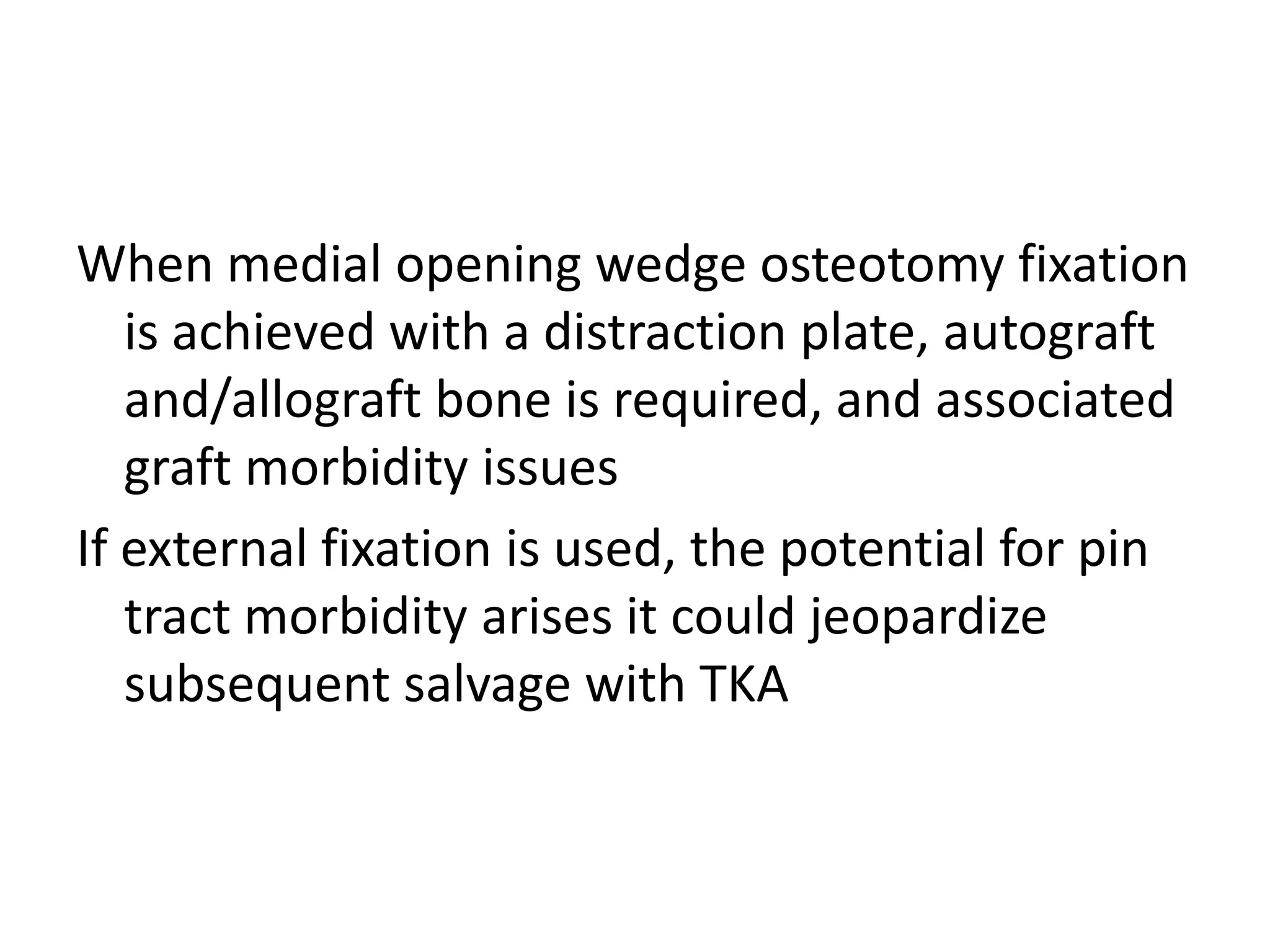 High tibial osteotomy | PPTX