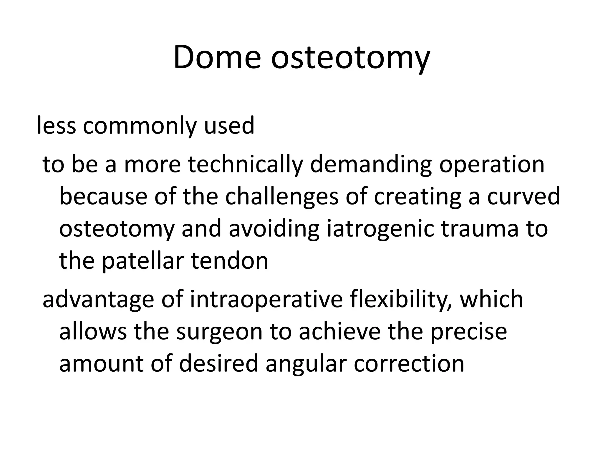 High tibial osteotomy | PPTX