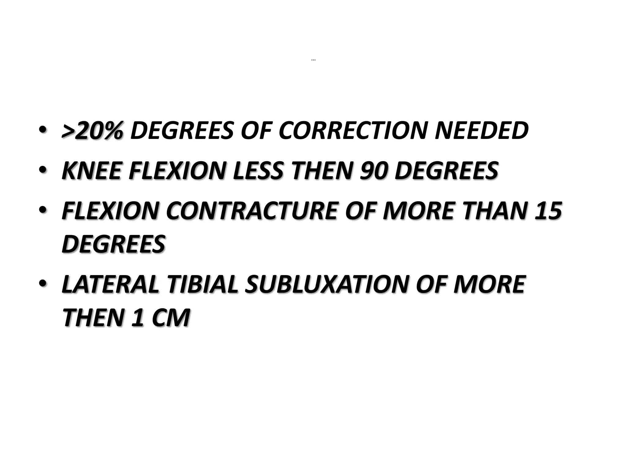 High tibial osteotomy in osteoarthritis knee & genu varum | PPT