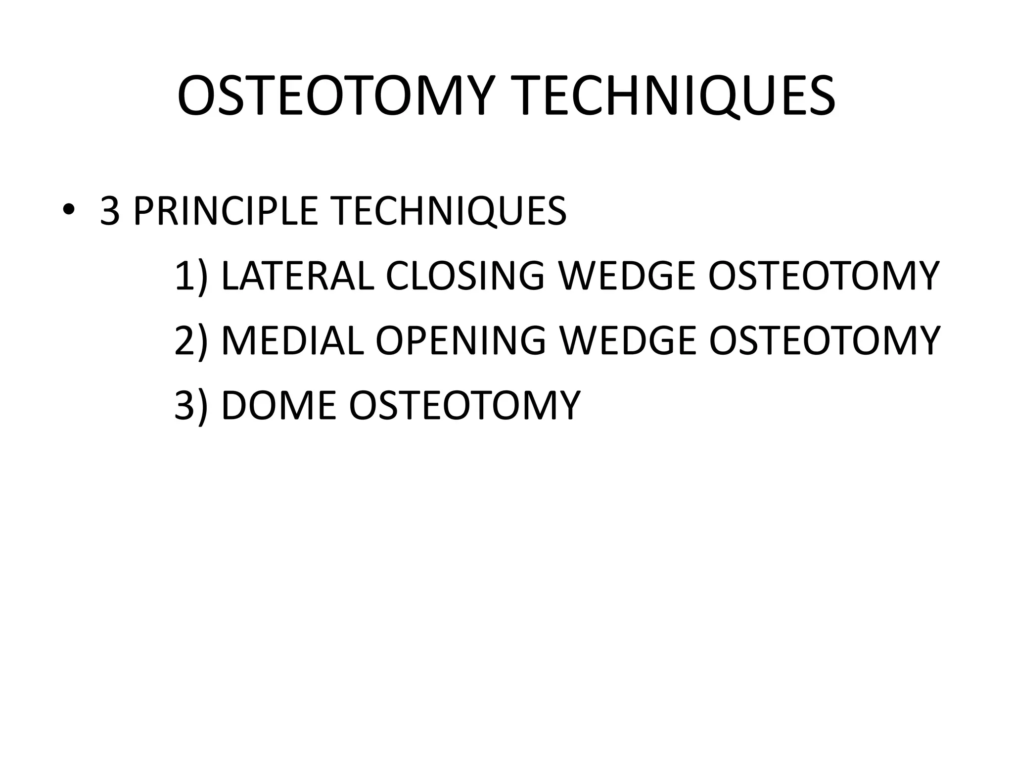 High tibial osteotomy in osteoarthritis knee & genu varum | PPT