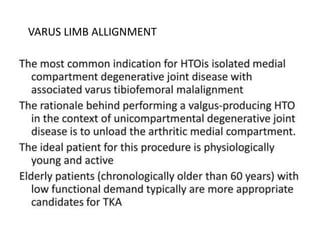 HIGH TIBIAL OSTEOTOMY.pptx | Death, Injury, or Military Conflict ...