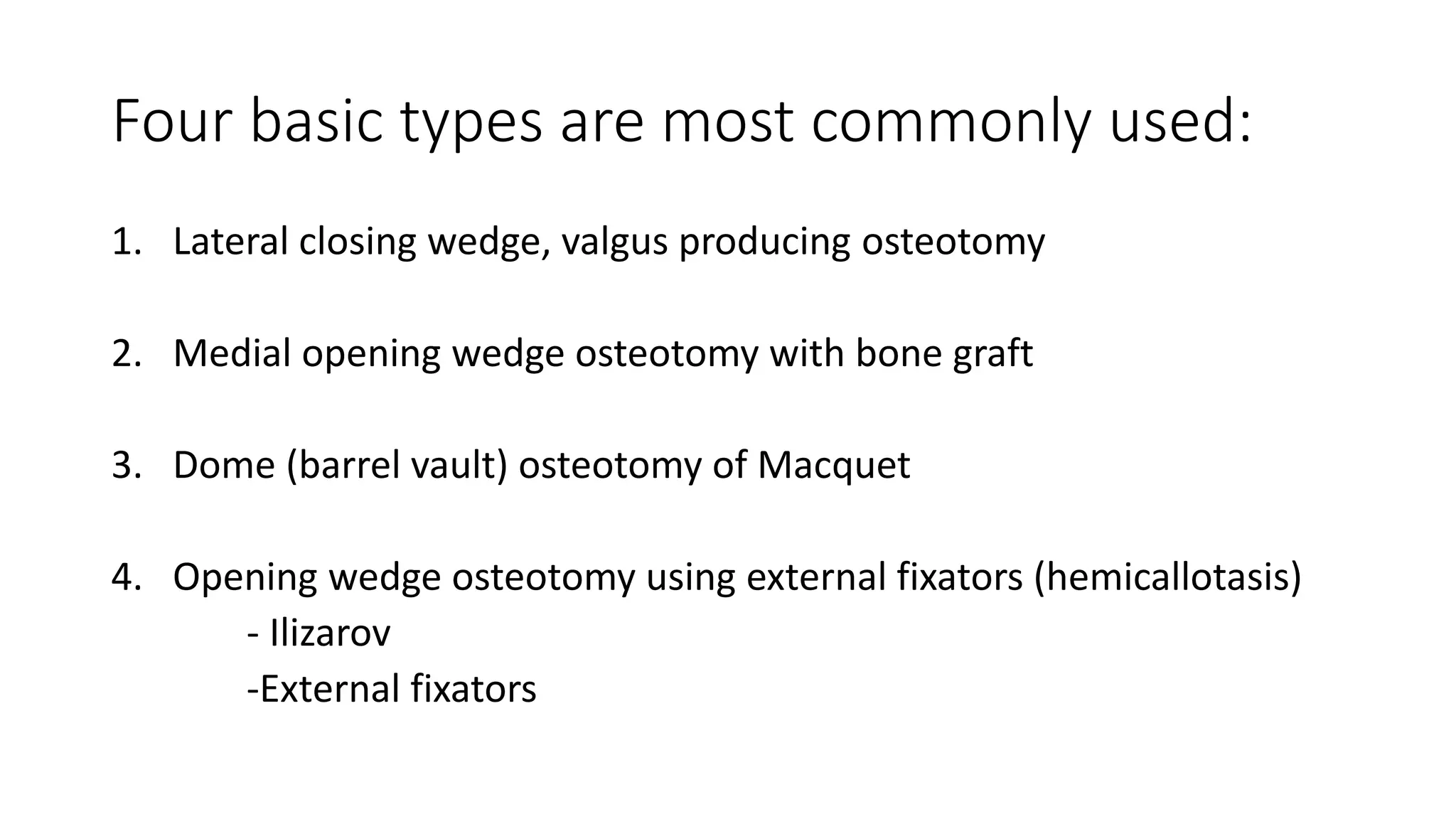 HIGH TIBIAL OSTEOTOMY AROUND THE KNEE.pptx