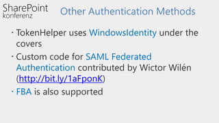 High-Trust Add-Ins SharePoint for On-Premises Development | PPTX