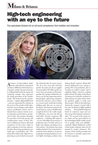 BOLDROCCHI - High-tech engineering with an eye to the future. | PDF