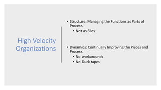 Book Review: "The High Velocity Edge" by Dr. Steven Spear | PPTX