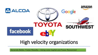 Book Review: "The High Velocity Edge" by Dr. Steven Spear | PPTX