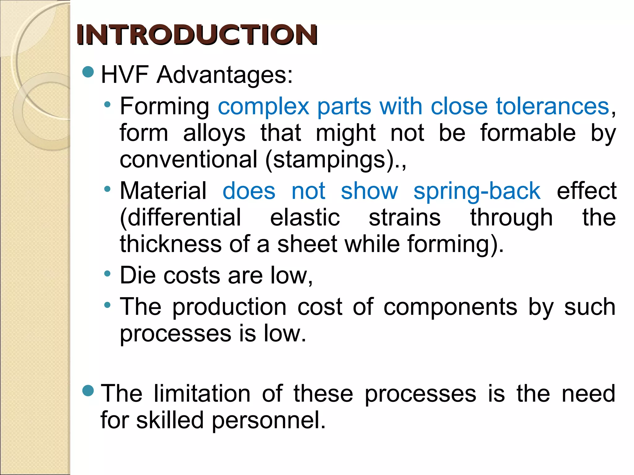 High velocity forming | PPT